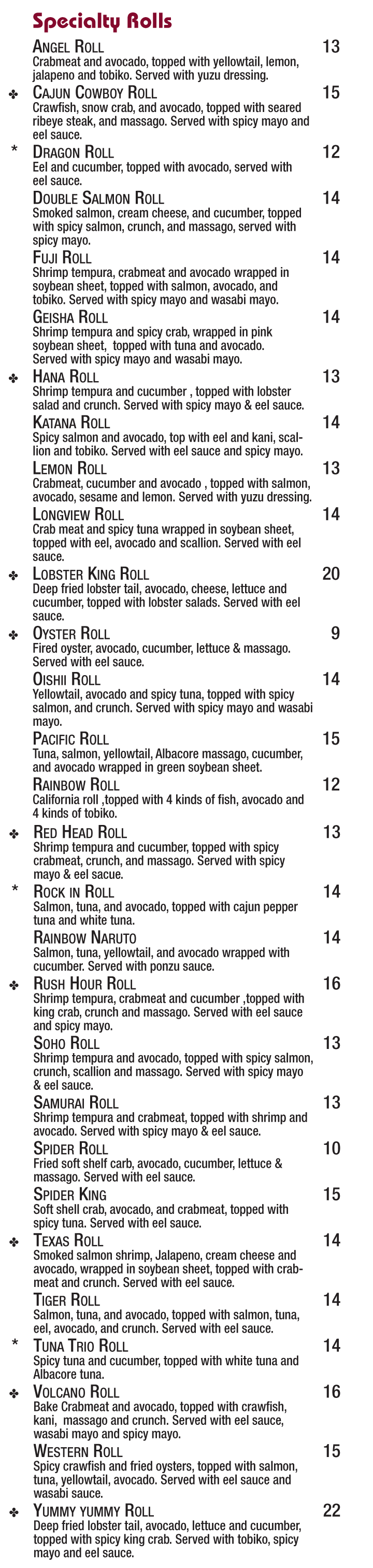 FUJI | Japanese Restaurant | 3098 North Eastman Road, Suite 106, Long ...